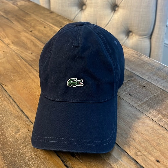 Lacoste | Accessories | Lacoste Adjustable Blue Hat Cap Great Condition ...